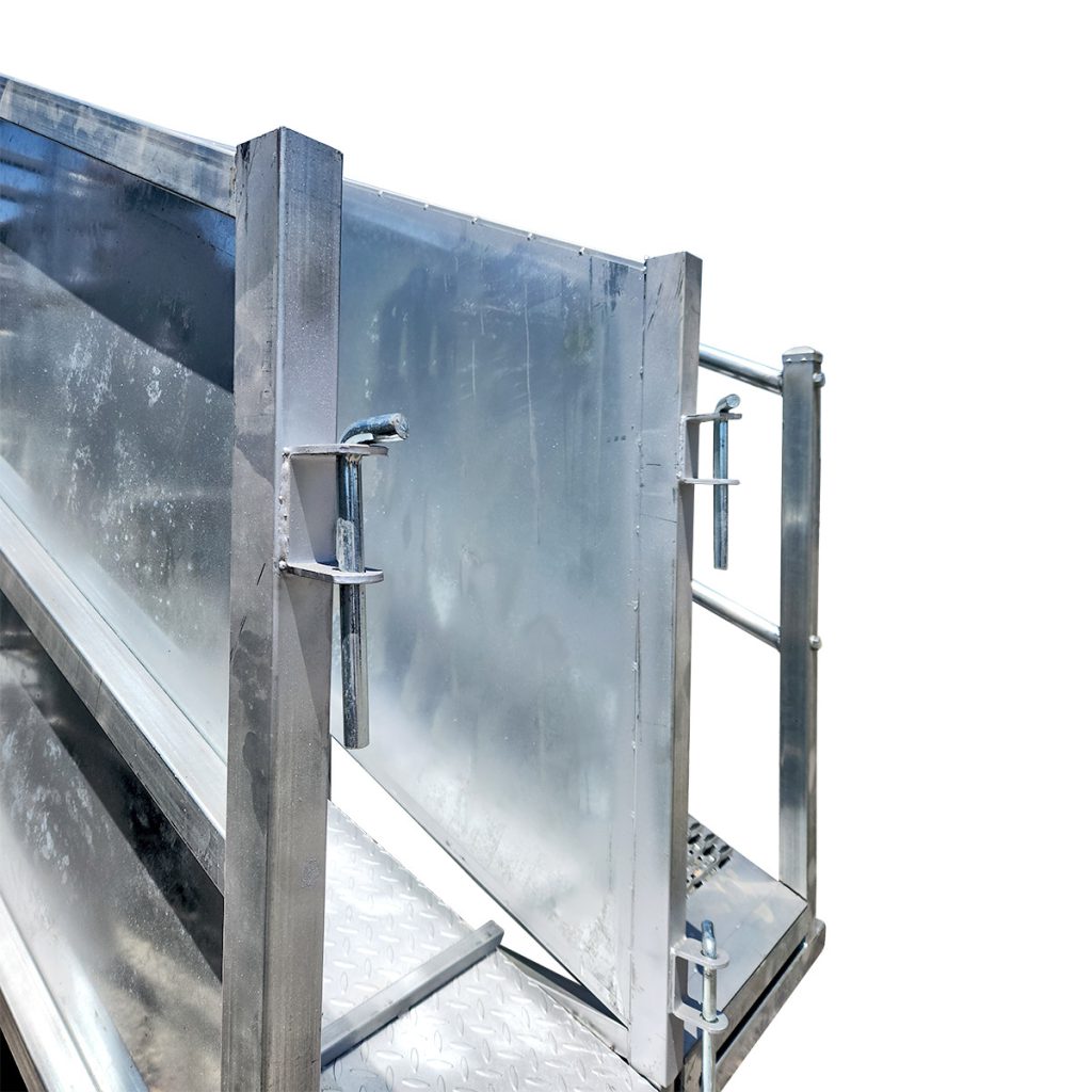 Sheep Loading Ramp with Manway - Super Fence