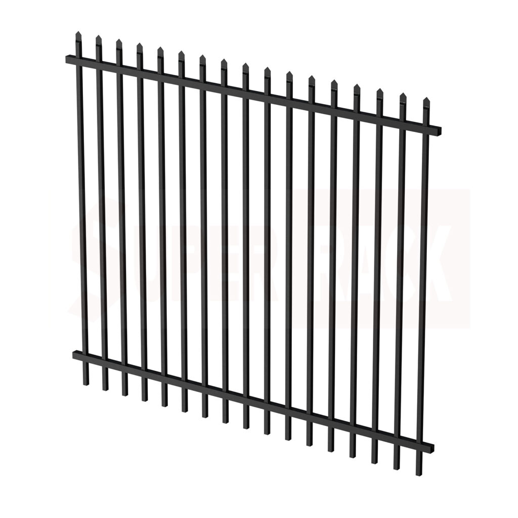 2.1M High Steel Spear Top Security Fencing Panel - Super Fence