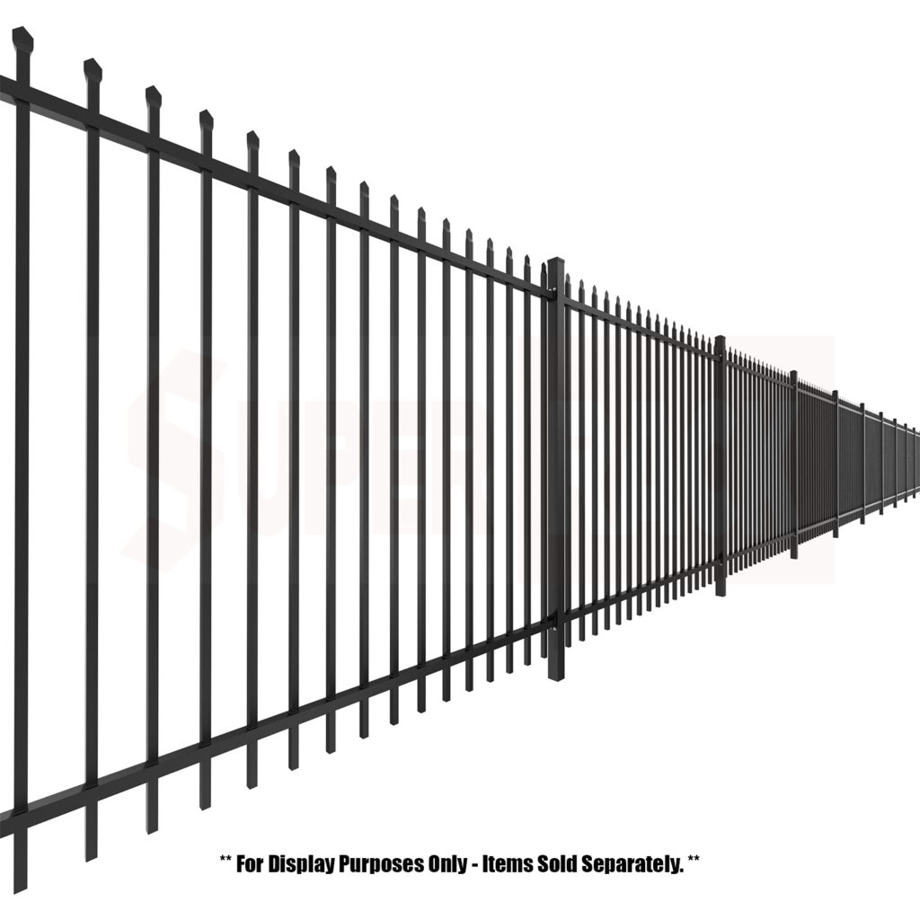 2.1M High Steel Spear Top Security Fencing Panel - Super Fence